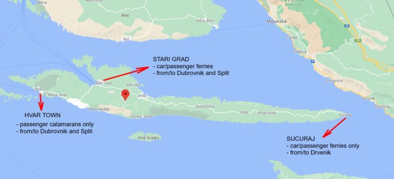 How to get to Hvar - Hvar Tours